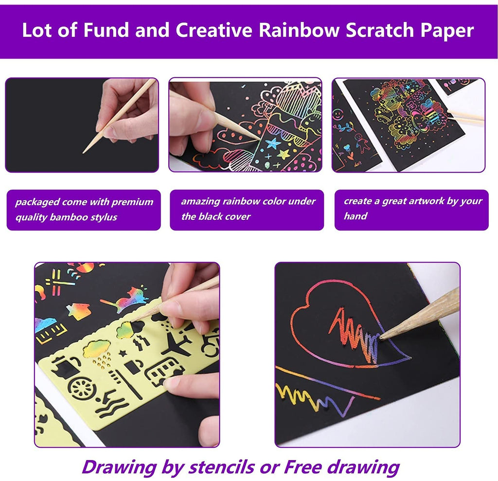 Scratch Paper Art Set – XINLONE